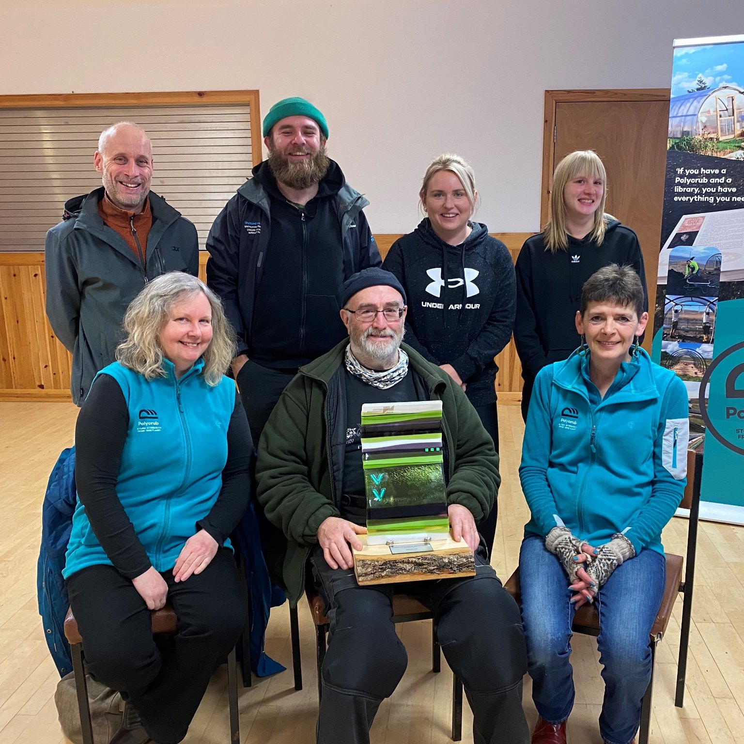 Awards, Cleaning & Compost – A Roundup from the Polycrub Team